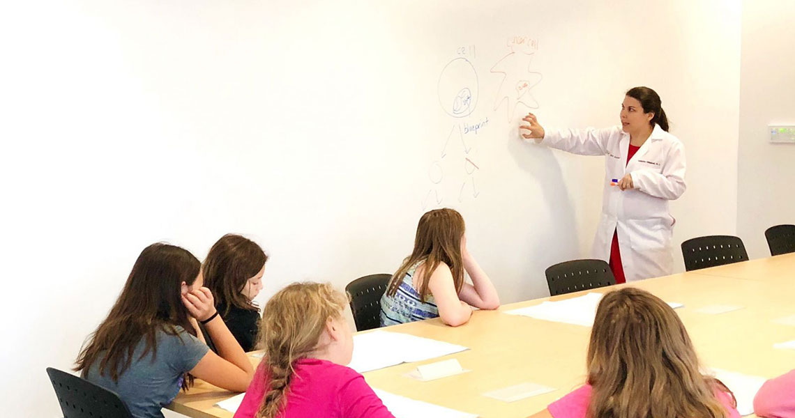 Science outreach with the Girl Scouts | Chiappinelli Lab | GW School of ...